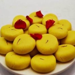 Buy Mawa Peda (Kesar) Sweet box for Diwali | Send Mawa Peda (Kesar ...
