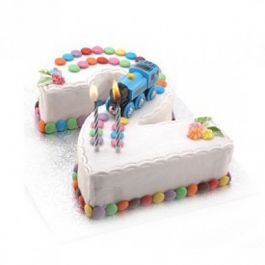 Buy Number-2 Designer Cake Online| Send Number Designer Cake to ...